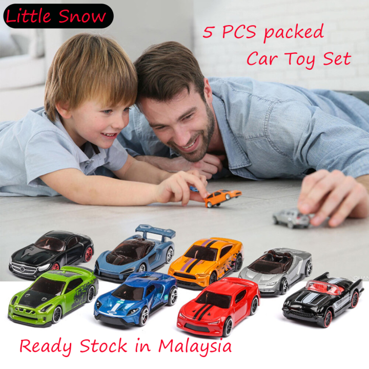 5pack 1/64 Scale Super Sport Car Model Toys Diecast Model Toy Vehicle ...