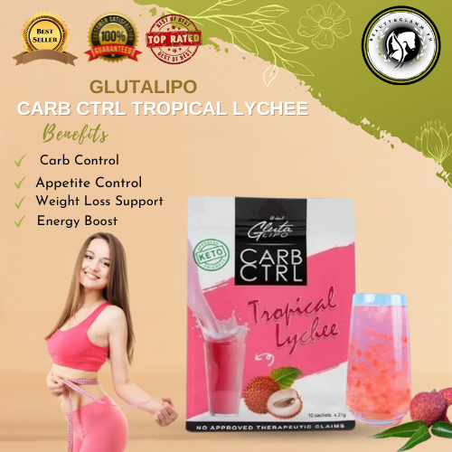 GLUTALIPO CARB CTRL TROPICAL LYCHEE I Carb Control I Appetite Control I ...