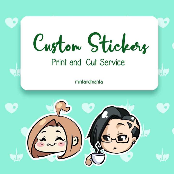 Personalized Sticker Print and Cut | Customized Stickers | Custom ...