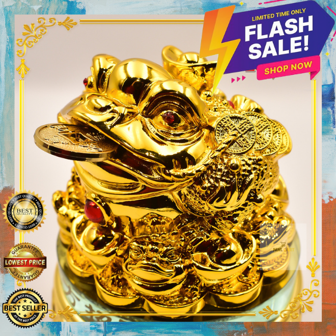 Money Catcher Frog Rotating wth Gold Lucky Coin More Blessing Luck ...