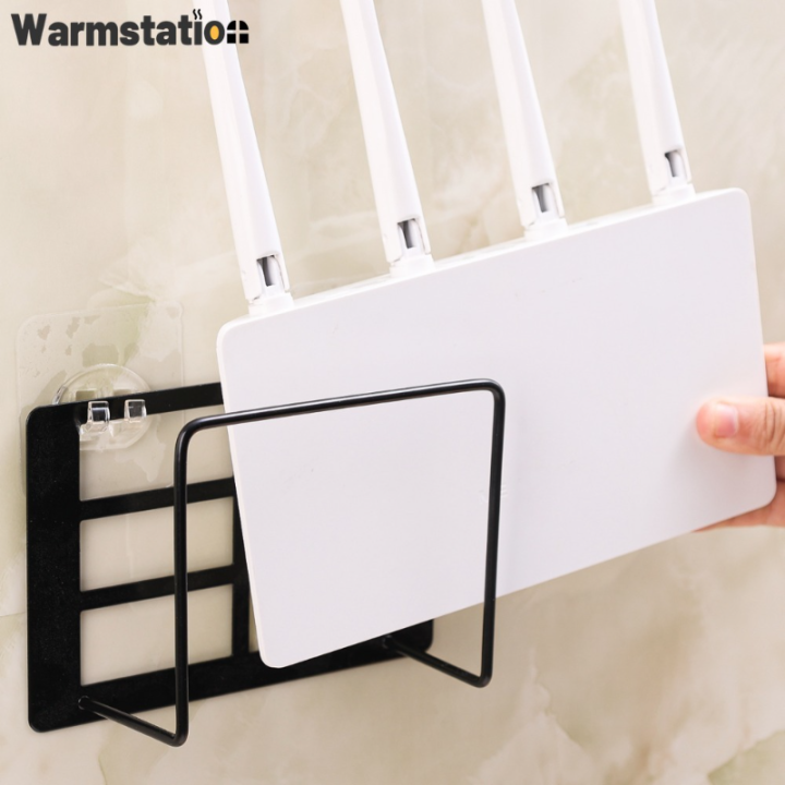 No Punching Router Racks Stainless Steel Wifi Routers Bracket Set-Top ...