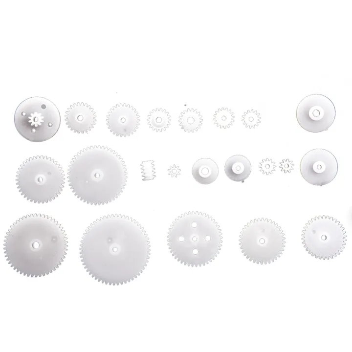Different Styles White Plastic Gear Set 174 Pcs for RC Toys | Lazada.co.th