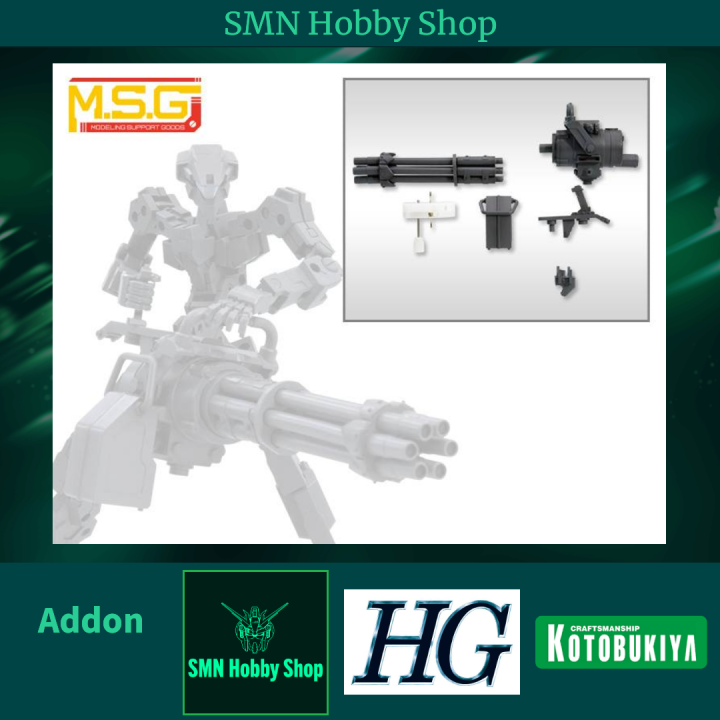 HG 1/144 Giant Gatling 20 Addon - Weapon Backpack [Kotobukiya] (MSG - Modeling Support Goods ...