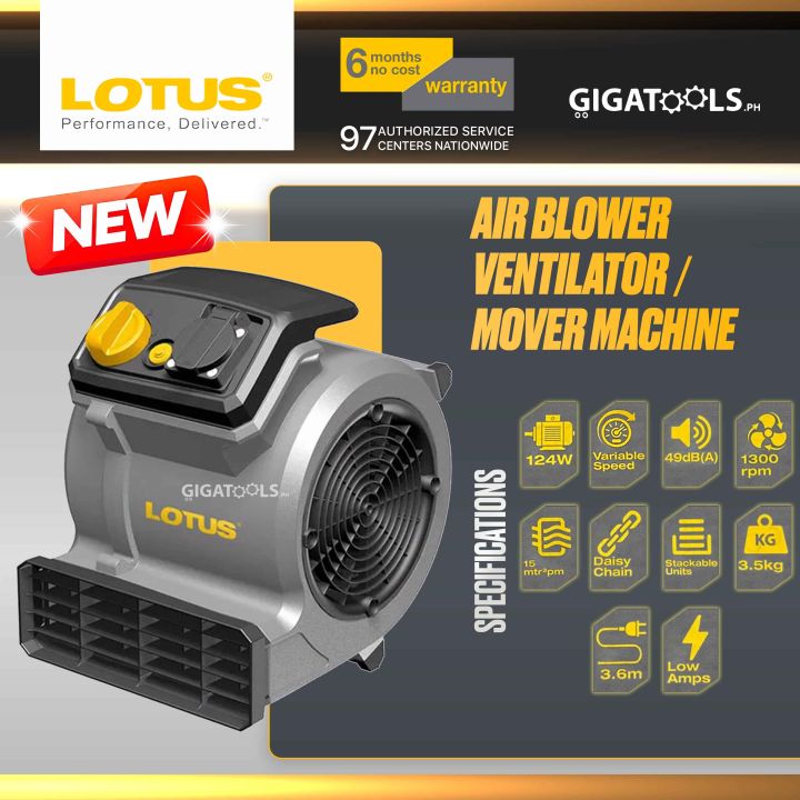 *NEW* Lotus LT125 ACX Air Mover / Ventilator Blower Machine (124W ...