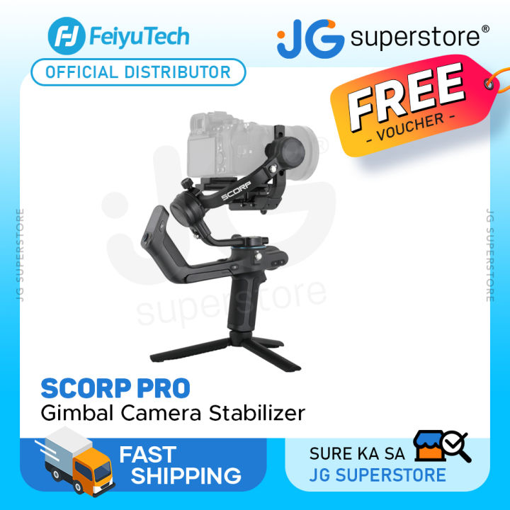 FeiyuTech SCORP 3- Axis Handheld Gimbal Camera Stabilizer with 5.5lb ...