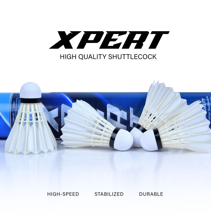 High Quality Composite Cork Shuttlecock | Xpert Premium Goose Feather ...