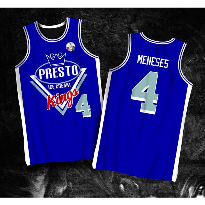 PBA RETRO JERSEY | PRESTO ICE CREAM KINGS WHITE & BLUE VERGEL MENESES ...
