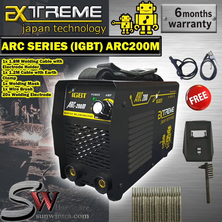EXTREME JAPAN TECHNOLOGY ARC200M INVERTER WELDING MACHINE ARC WELDING ...