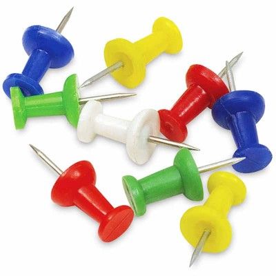 Colored Push Pin by 30's , 50's and 100's push pins BY 3 PACKS | Lazada PH