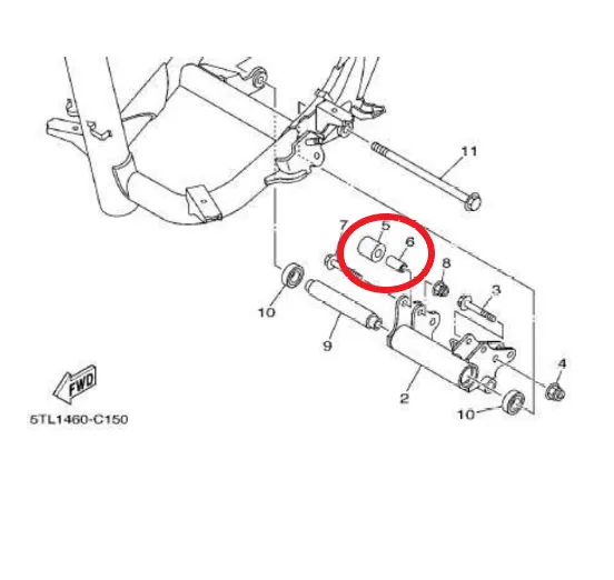 NVX V1 V2 BUSH GETAH ENGINE RUBBER BUSH BRACKET ENGINE | Lazada