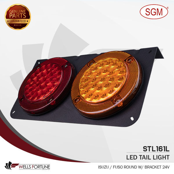 Isuzu / Fuso Round SGM LED Tail Light 24V (2 PCS) | Lazada PH