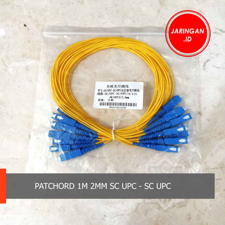 KABEL FIBER OPTIK PATCHCORD SC SC atau SC UPC SC UPC 2MM | Lazada Indonesia