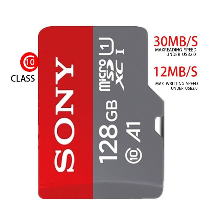 Sony Micro SD Card 1TB 512GB Storage Cards 128GB 256GB U3 V30 4K Full ...