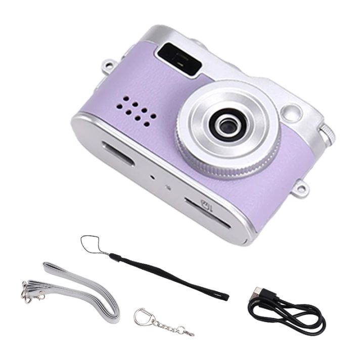 【Latest model】Kids Portable Digital Camera Mini Retro Campus Design 0. ...