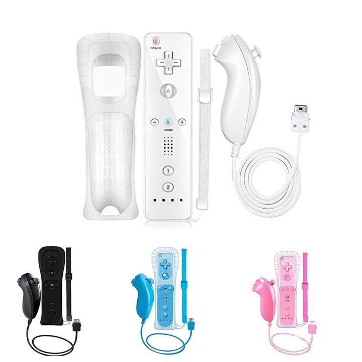 Remote Controller Replacement for Wii Remote Controller,Built in 3-axis ...