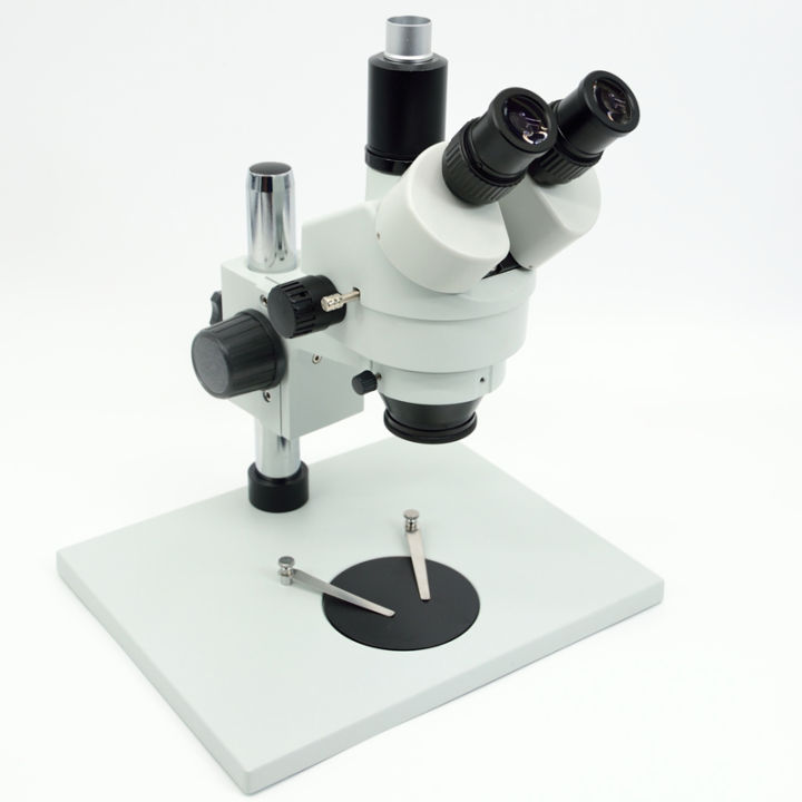 7X-45X 7X-90X Trinocular Inspection Zoom Students Microscope with Super ...