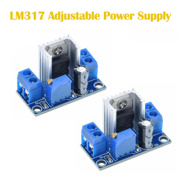 1PCS LM317 Adjustable Voltage Regulator Power Supply LM317 DC-DC Converter Buck Step Down ...
