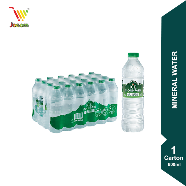 F&N Ice Mountain Mineral Water 1 Carton (24 x 600ml) | Lazada