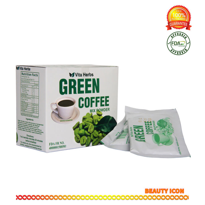 GREEN COFFEE VITA HERBS 10's (Authentic) | Lazada PH