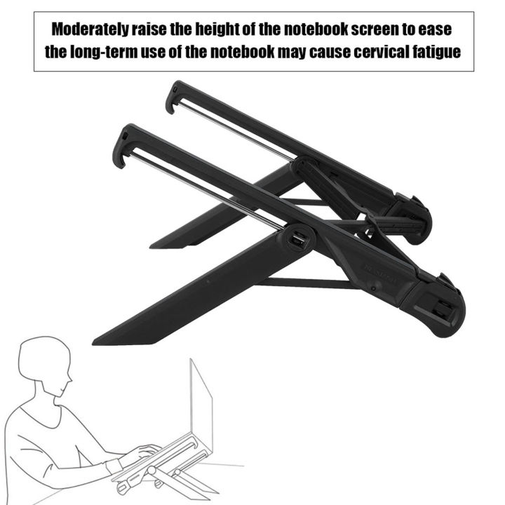 K7 Foldable Adjustable Laptop Riser - Portable Monitor & Tablet Stand ...