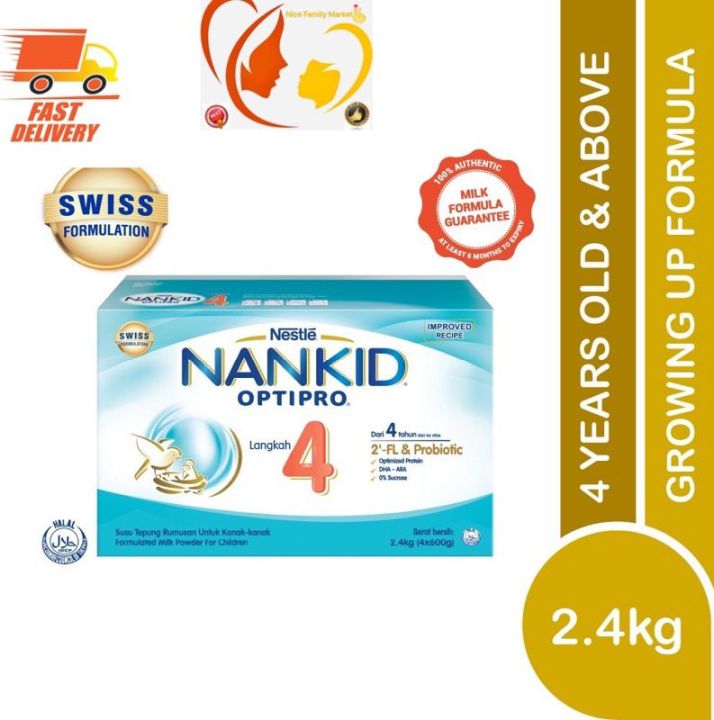 Nestle Nankid Optipro Step 4 (1.3kg) (2.2kg) | Lazada