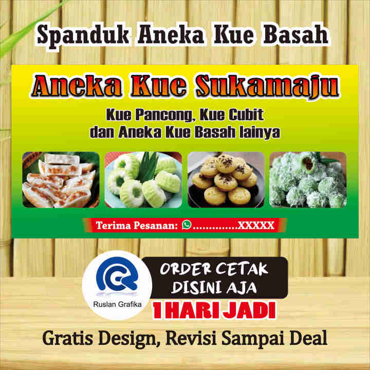 Spanduk Banner Aneka Kue Basah | Lazada Indonesia