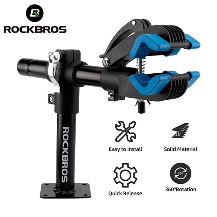 ROCKBROS Bike Repair Stand Steel Durable 360° Adjustable Stable MTB ...