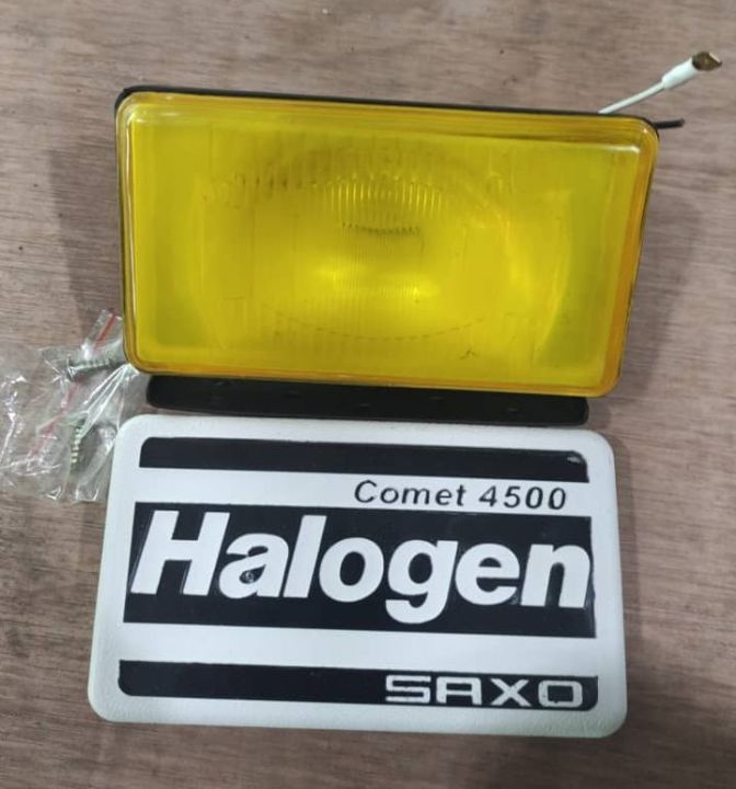 SAXO SK-4500 Universal Car Fog Lamp Driving Spot Lights (YELLOW) | Lazada