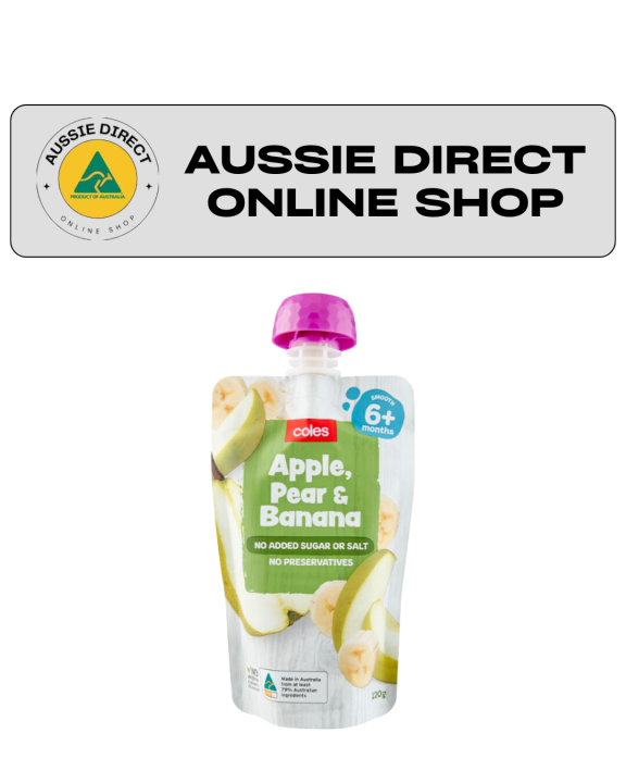 Coles Apple Pear And Banana 6+ Months | 120g | Lazada PH