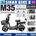 Sepeda Listrik SAIGE M35 500 Watt Electric E Bike | Lazada Indonesia