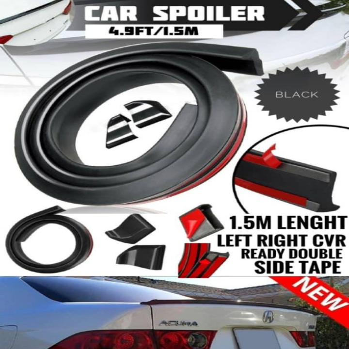 Car Spoiler Samurai Rear Bonnet Lip Trunk Rubber Duck Lip Car Truck ...