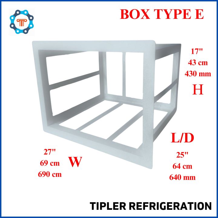 White Window Type Aircon Bracket Cage Box Type E (0.5hp to 2.5hp ...