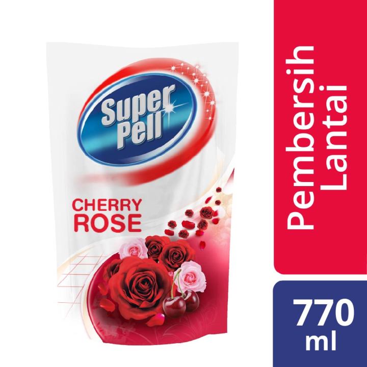 Super Pell Pembersih Lantai Cherry Rose 770Ml | Lazada Indonesia