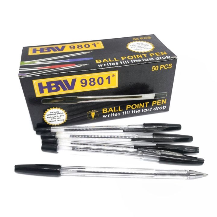 50pcs HBW 9801 BALL POINT PEN | Lazada PH