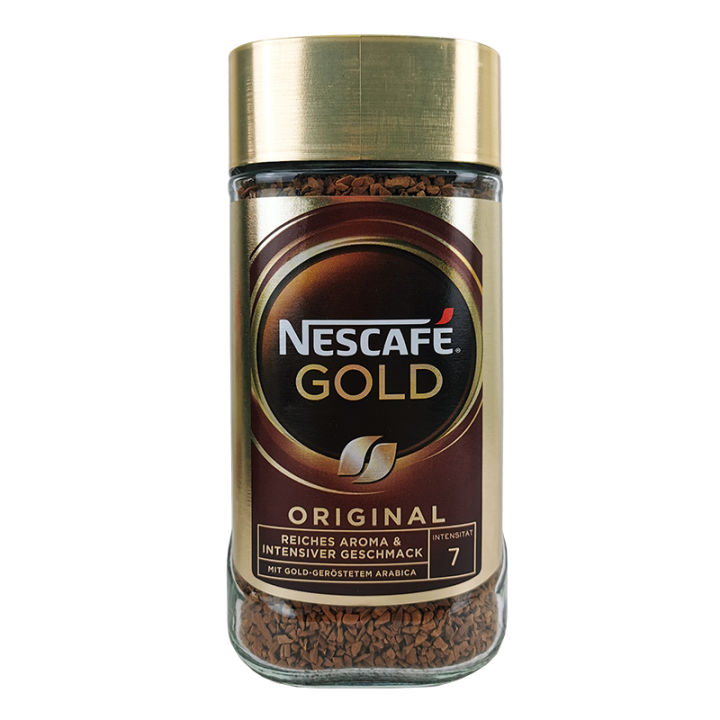 Nescafe Coffee Nestle Instant Black Coffee Gold-packed original ...