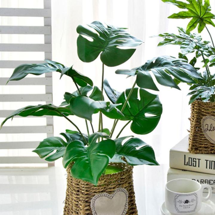 Big turtle back leaf simulation plant flower arrangement plant wall jue ...