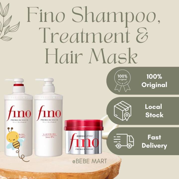 Shiseido FINO Premium Touch Hair Shampoo & Conditioner 550ml | Lazada ...