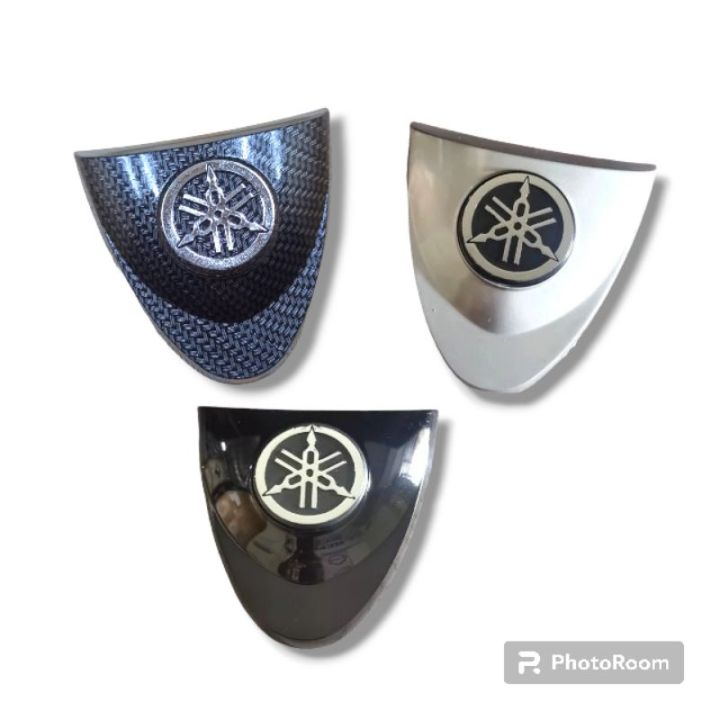 Emblem Logo Silver Hitam Karbon Panel Depan Dasi Yamaha Vega R F1ZR ...