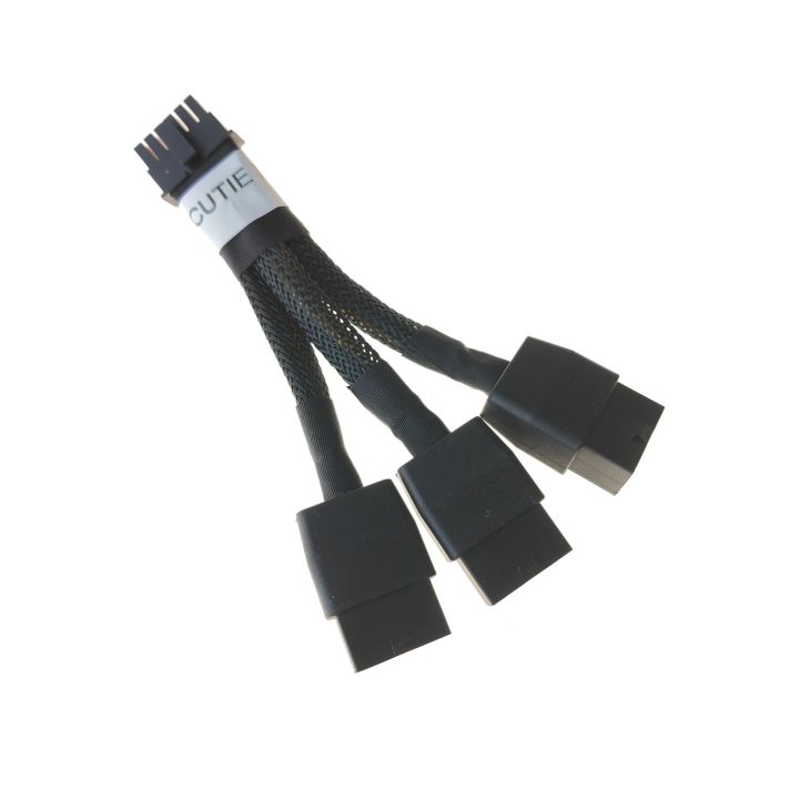 3Port 8Pin PCI Express Computer GPU Graphics Card Power Cable To PCIE 5 ...