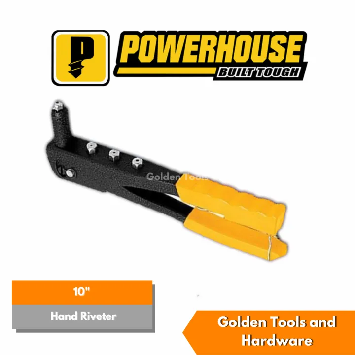 POWERHOUSE Hand Riveter 10 Inches [GOLDEN | PHT] | Lazada PH