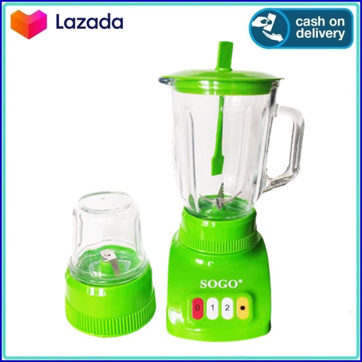 Blender SOGO SG-T9 2 in 1 Blender Plastik 6 Mata pisau | Lazada Indonesia
