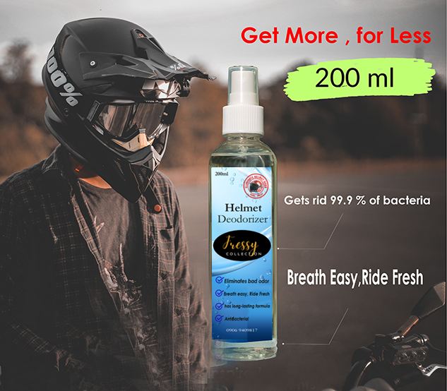 HELMET Disinfectant spray , helmet DEODORIZER SPRAY (200 ml) - Asian ...