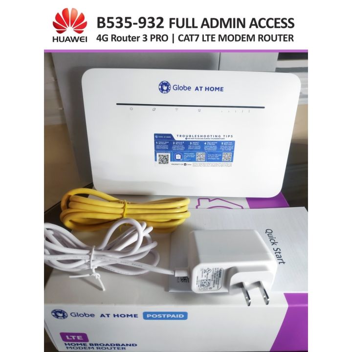 Huawei B535 932 CAT7 Modem Router - GLOBE B535-932 LTE Advanced Modem ...