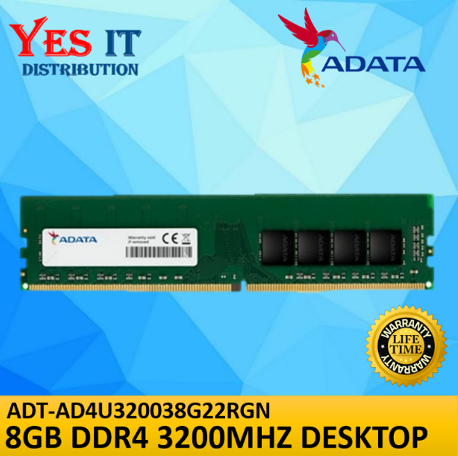 ADATA Premier 8GB /16GB /32GB DDR4 3200MHz UDIMM Desktop PC Memory Ram | Lazada