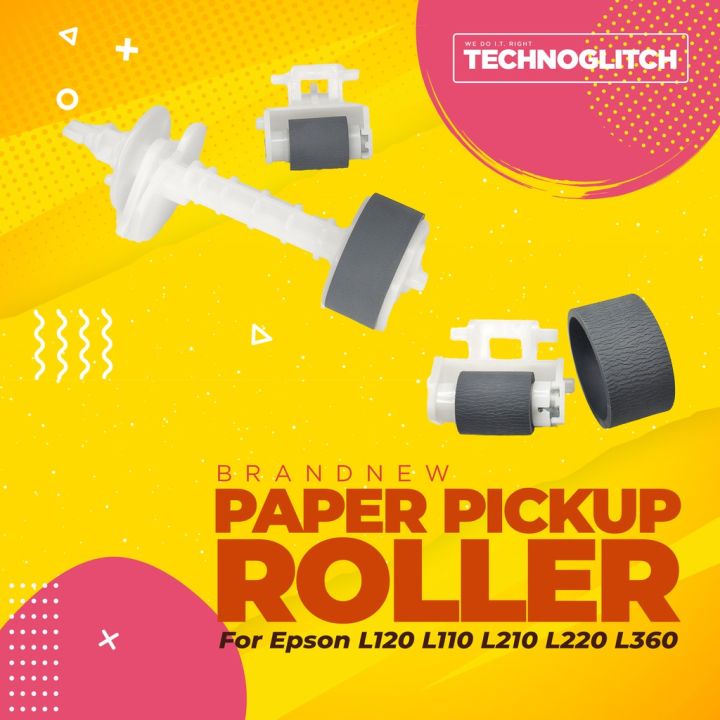 Paper feeder Pickup Roller Rubber for Epson L120 L121 L130 L110 L210 ...
