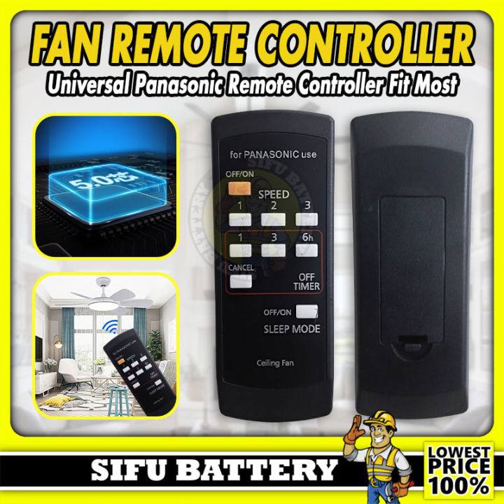 Universal Ceiling Panasonic Fan Remote Control Fan 3 Speed Ceiling Fan ...
