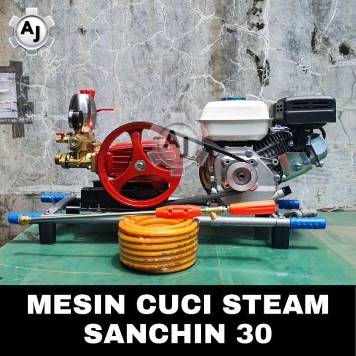 Mesin Cuci Steam Sanchin 30 + Mesin Bensin GX200 | Lazada Indonesia