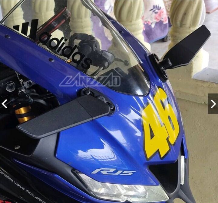 For YAMAHA R15M R15 v1 v2 v3 v4 Motorcycle Rearview Mirrors Wind Wing ...