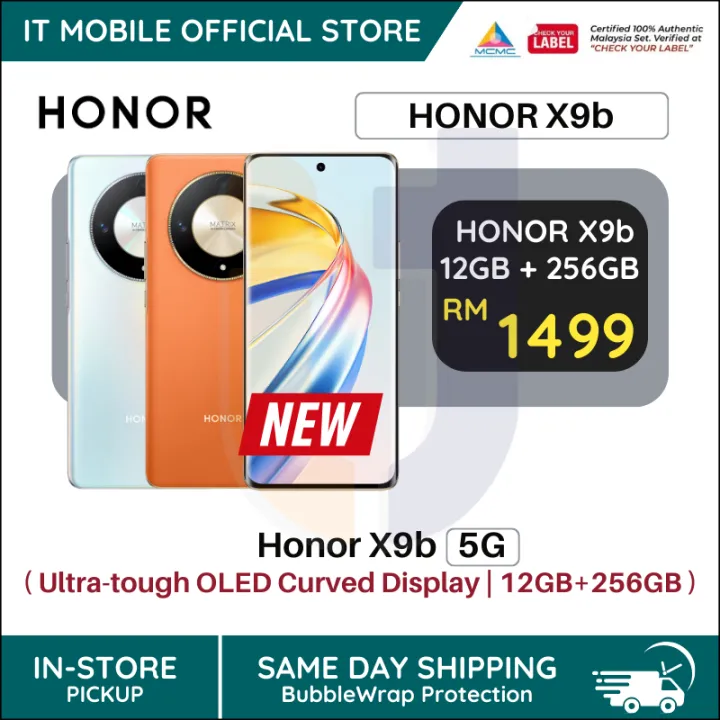 HONOR X9b 5G Smartphone | 12GB + 256GB ROM | 108MP Ultra Clear Camera | Snapdragon 6 Gen 1 ...