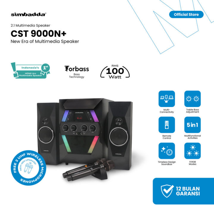 Speaker Bluetooth Simbadda CST 9000N+ Original | Lazada Indonesia